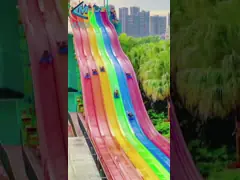 China High Platform Fiberglass Octopus Racer Slide - 15M Height, 8-10mm Thickness for Water Parks for sale