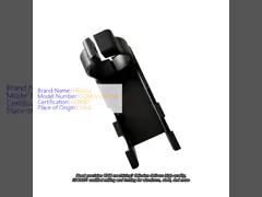 Pièces de fraisage CNC sur mesure avec des tolérances exhaustives et des finitions de surface supérieures en oxydation noire