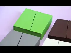 China Simple Jewelry Packaging Box Magnetic Flip Box Bracelet Bracelet Ring Necklace Jewelry Box for sale