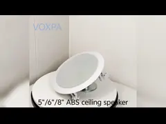 China 100V Flush Ceiling Speakers 8 Inch 6W Flush Mount In Wall Speakers for sale