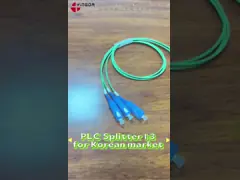 Exclusive use for Korean Market1*3 Singlemode Dual Window With Connector Support 1310/1550nm Optical Coupler FBT