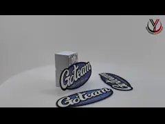 Cina Ferro molle rotondo sulla toppa su ordinazione dell'abbigliamento della toppa di Tatami con la colla calda della colata in vendita