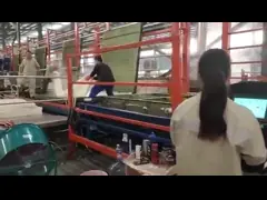 80m Length Latex Mattress Production Line With 0.6m/Min Conveyor Speed