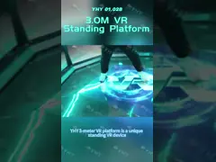 YHY 9D VR 3.0 Meter 55 Inch Screen Walking Space Set Vr Simulator Guns for Adventure Park