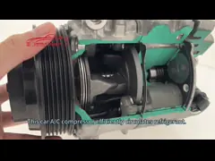 Working principle and structure of automobile air-conditioning compressor