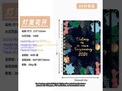 15 Page Count Spiral Binding Custom Journal Notebook for Corporate Needs