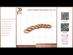 China F00VC17503 Injector Nozzle Copper Washer F00V C17 503 Size 7.5*15*1.5 Diesel Sprayer Gasket For Shim for sale