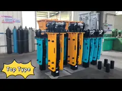 China Guchuan SB43 / GCB75 413Kg Open-Type Hydraulic Hammer for 6-9 Ton Excavators​ 75mm Chisel for sale