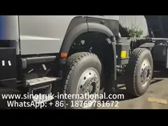 China SINOTRUK HOWO 8×4 Dump Truck 400HP + 7800mm Rear Double Door Cargo Box for sale