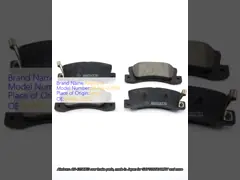 AN-420WKG Akebono Rear brake pads Auto Brake System For SXV10/95CAMRY