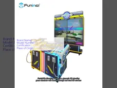 Simulatore di gioco di tiro dinamico VR Funin con traffico elevato e schermo HD