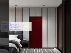 Moderna porta in vetro in WPC con capacità di produzione annuale di 200000 set e larghezza di 600 mm per spazi ecologici