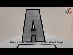 Woven Fabric Printed Matte Silicone Logo Patch White For Garments