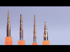 고품질 저가 CNC 목재 라우터 비트 2플루트 CNC 목재 조각 비트 도구 탄화물 테이퍼 볼 노즈 엔드 밀 6mm