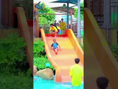 China 1.9m/2.5m Height Amusement Park Slide Outdoor Water Slide High Durability for sale