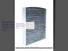 87139-58010 Air Filter TOYOTA Replacement Air Conditioner for GGH30/AYH36/RAV4