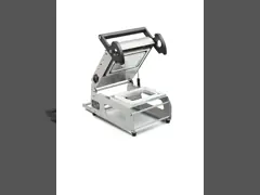 304 Stainless Steel Compact Design Manual Heat Sealer Machine for Food Tray Sealing