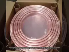China Air Conditioning Copper Coil Tubes Refrigeration Round Copper Pipe for sale