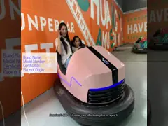 China Colorful Children's Electric Bumper Cars 6-10 km/h Speed with 140kg Load Capacity for Amusement Parks for sale