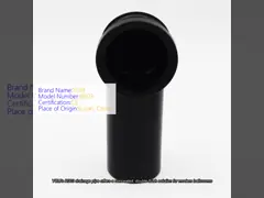 Cinturão de plástico preto Tubarão de água de banheiro de borracha Cotovelo tubo de descarga tubo de drenagem de vedação