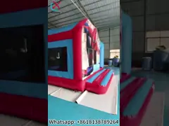 Castello Gonfiabile con Scivolo Spiderman in Vendita