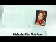 Cina Quadro fotografico in vetro sublimato in bianco, design elegante e moderno in vendita