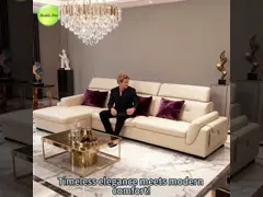 R001Leather Sectional: Where Timeless Elegance Meets Modern Comfort – Your Living Room’s Style Revol