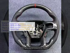 China Car Accessories Custom Carbon Fiber Steering Wheel Suitable Car Steering Wheel For Ford F150 2015-2019 for sale