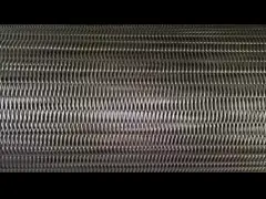 Food Grade Heat Resistant Stainless Steel Metal Wire Mesh Chain Conveyor Belt With Baffle
