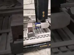 4-осевой станок для резьбы по плитам и колоннам, обработка кромок мостов из камня, простой мрамор, гранит