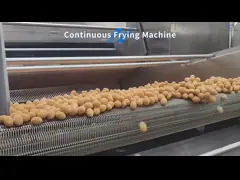 China Stainless Steel Continuous Corn Flakes Nuts Peanut Frying Machine With CE Certification for sale