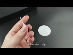 Bollini di vetro di sublimazione personalizzati Bollini di magnete di frigorifero di sublimazione 5*5cm