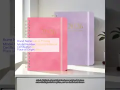 Professional Spiral Hardcover Notebook with Hardcover Binding in Black