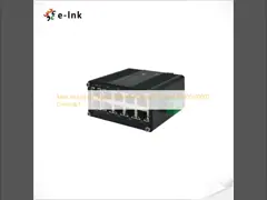 Mini Industrial Gigabit Ethernet Switch 10 Port 10/100/1000T Compact