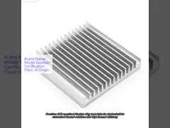 Custom Titanium Alloy Heat Sink Precision CNC Machining China Thermal Solution for Electronics
