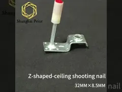 China Z-Shaped Ceiling Shooting Nail for 5x Faster Installation for sale