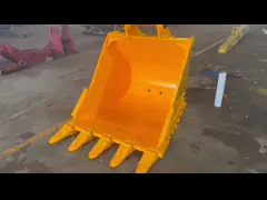 Balde de rocha para peças de escavadeira de aço resistente para CAT330 para indústrias de construção de escavadeiras de 30-35 toneladas