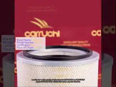 W400007899 SZ919000918 K3250 AF25812 AF25813  for SHACMAN X3000 HONGYAN C500 engine Spare Parts AIR FILTER
