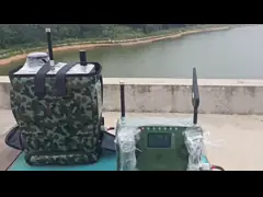 8 Κανάλια Συσκευή Παρεμπόδισης Drone Τσάντας Πλάτης Φορητή Καταστολέας Drone 400W Πλήρους Εύρους με Εμβέλεια 3KM