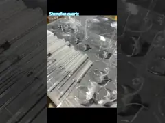 Professional Custom High Temperature Resistant Transparent Quartz Spiral Tube