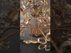 Custom French Vintage Living Room Bedroom Chandelier Lighting Indoor Decoration Duplex Loft Dining R