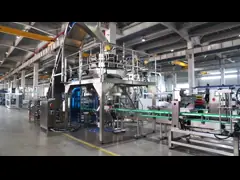 China 10L Drum Fully Automatic Filling Line for Plastic Parts - Auto Loading, Weighing, Capping for sale