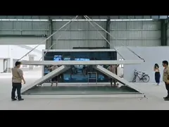 중국 이동식 조립식 접이식 주택 및 접이식 임시 20피트 40피트 모듈식 접이식 컨테이너 하우스 판매용