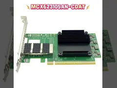 중국 Mellanox MCX623105AN-CDAT ConnectX-6 200GbE 단일 포트 SFP56 PCIe 4.0 x16 데이터 센터 서버용 네트워크 카드 판매용