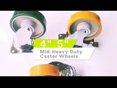 China Small Orange 1.5" 2" Double Ball Bearing 100-150kgs Load Capacity PU Plate Casters Apparatus Swivel Wheel for sale
