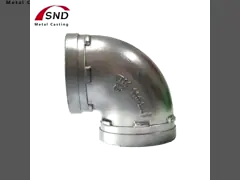 Cina Adattatore a flangia in ghisa duttile, Croce scanalata, Gomito scanalato a 90 gradi, Raccordi per tubi scanalati in vendita