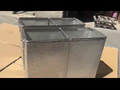 China Medical Sterilization Metal Mesh Basket Barbecue Stainless Steel Mesh Basket for sale