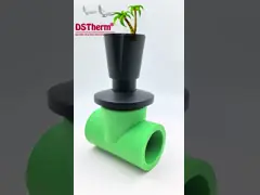 China Ppr Black Plated Stop Valve Brass Valve Core Electrophoretic Black Coating Customized Size for sale