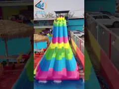 China Multiple Lines Water Racer Slide MLRC005 with 600mm Width and 8-10mm Fiberglass for Amusement Parks for sale