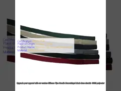 실리콘 팁 후디 드래그 스트링 커스텀 폴리에스터 넥타이 평면 면 코드 의류